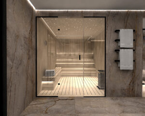 Luxury Bathroom Wellness, Steam & Sauna Design - Concept Design