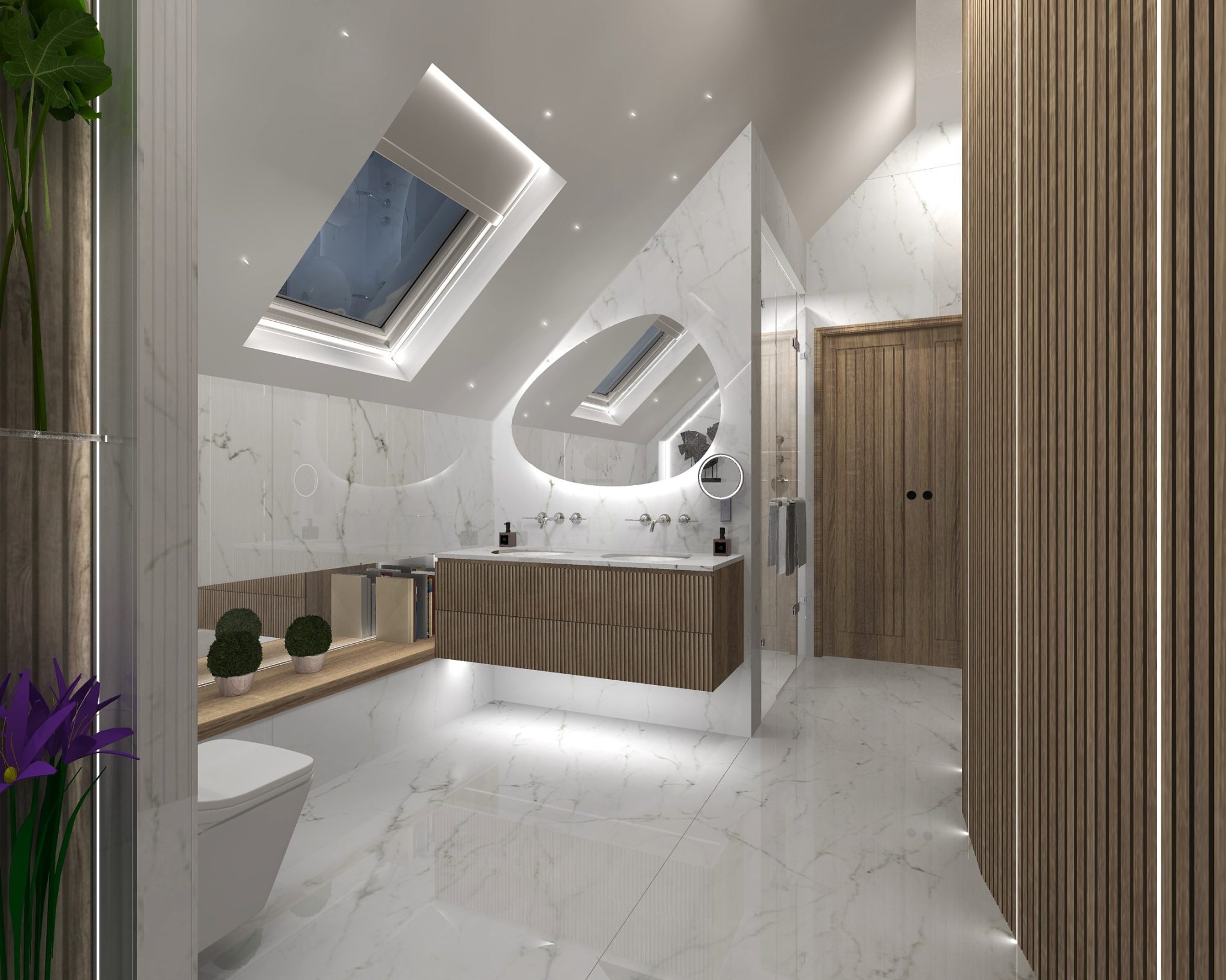 Luxury Hotel Bathroom & Spa Look - Concept Design