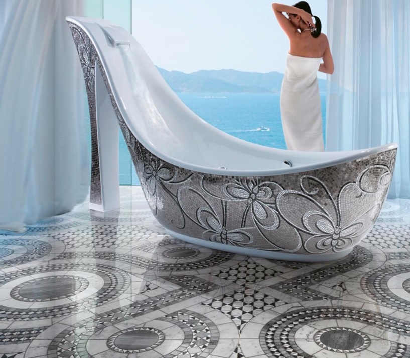 Luxury Coloured Baths - Concept Design