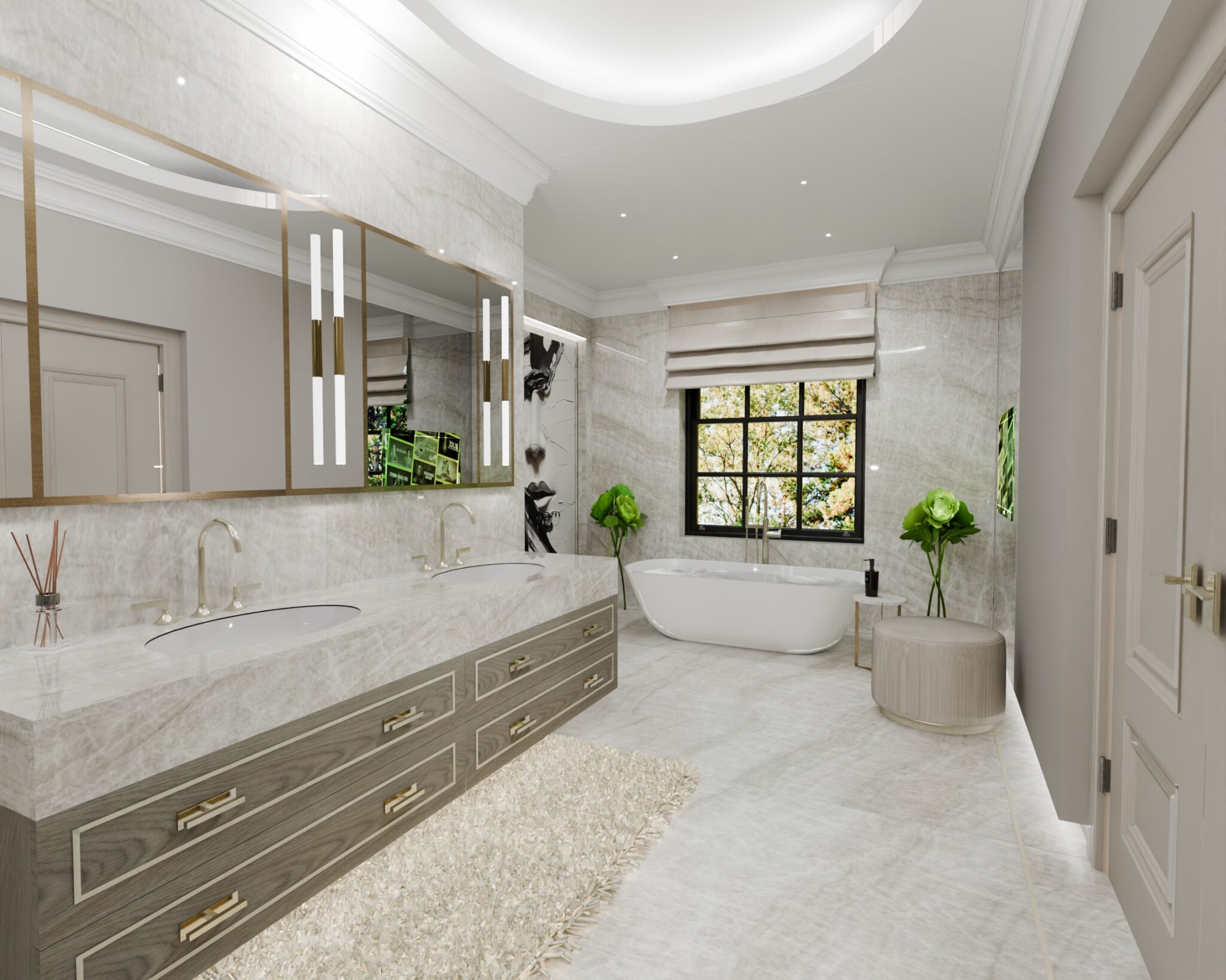 Contemporary Bathroom Design - Concept Design